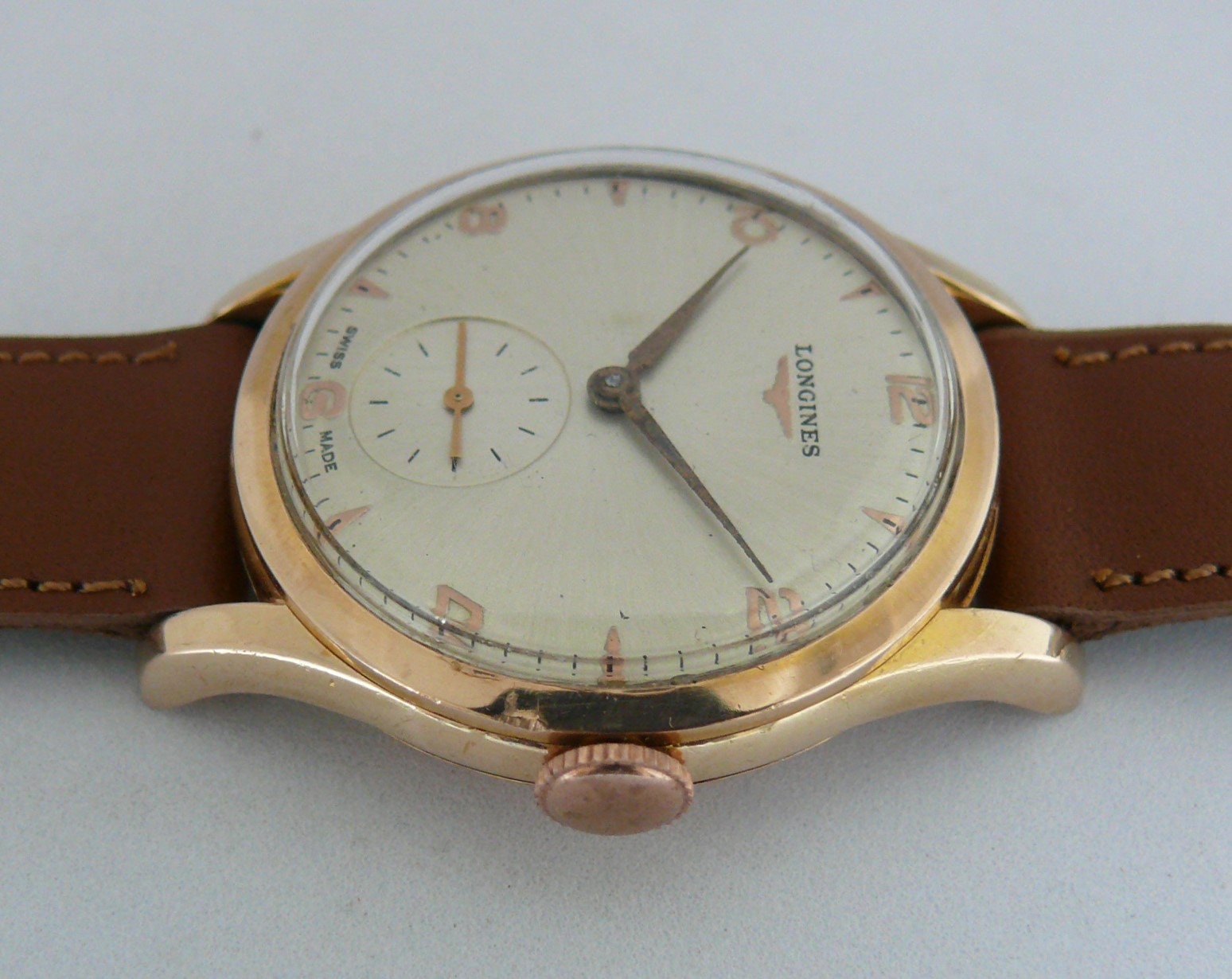 Vintage Longines Men Wristwatch Collector Watch Good Working Condition ...