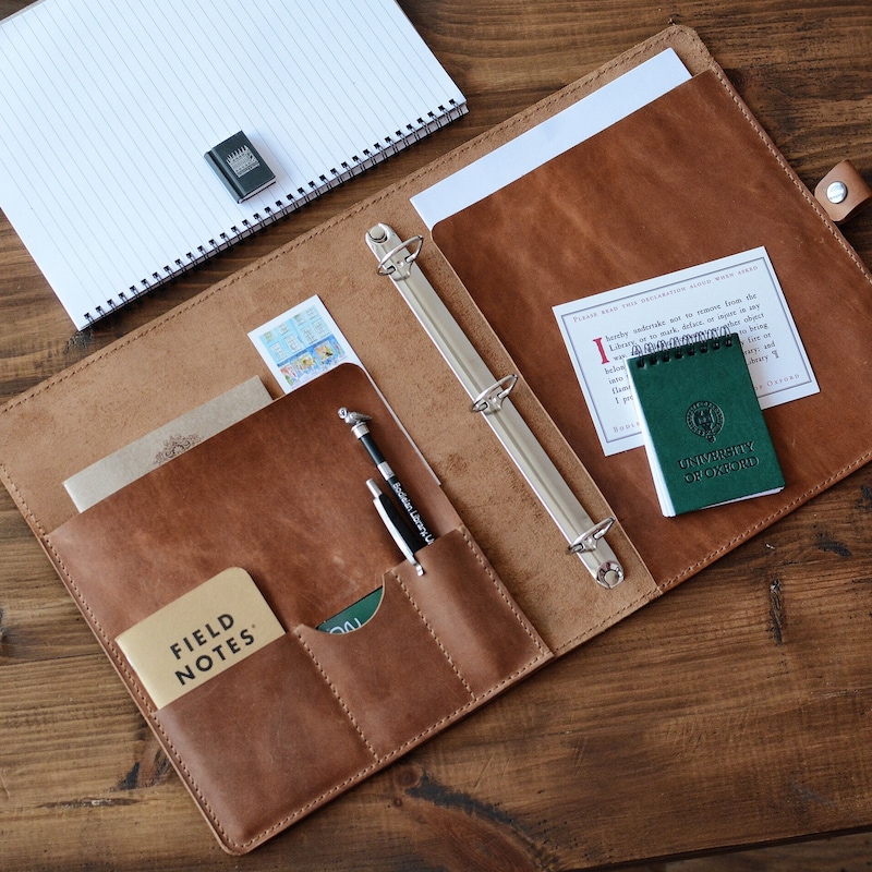 A5 File Folder Leather - Etsy