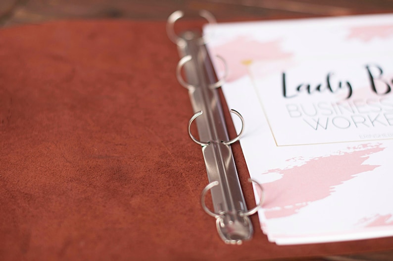 Leather Binder 4-RingLeather Binder Leather Binder Cover | Etsy