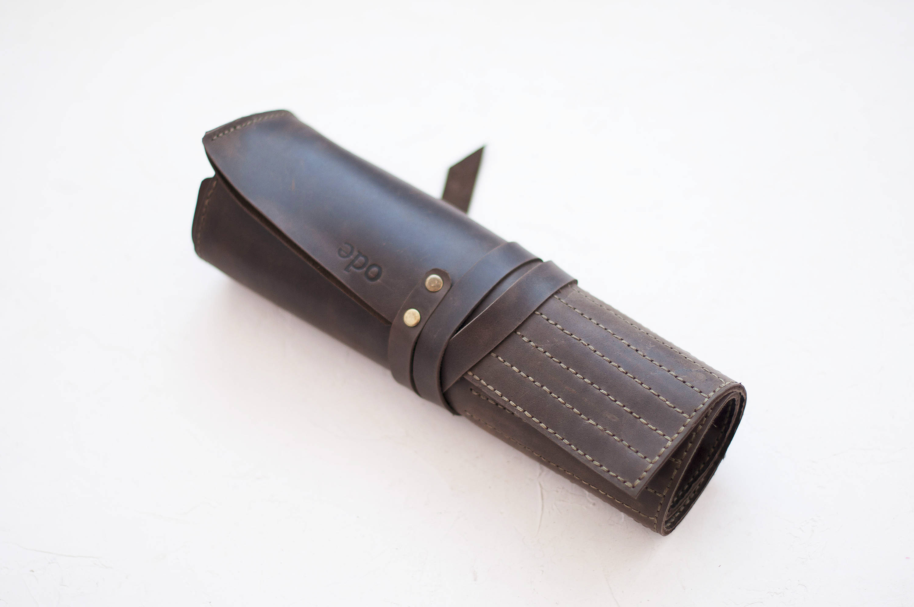 Leather Roll Artist Roll Leather Pencil Roll Leather Pencil - Etsy