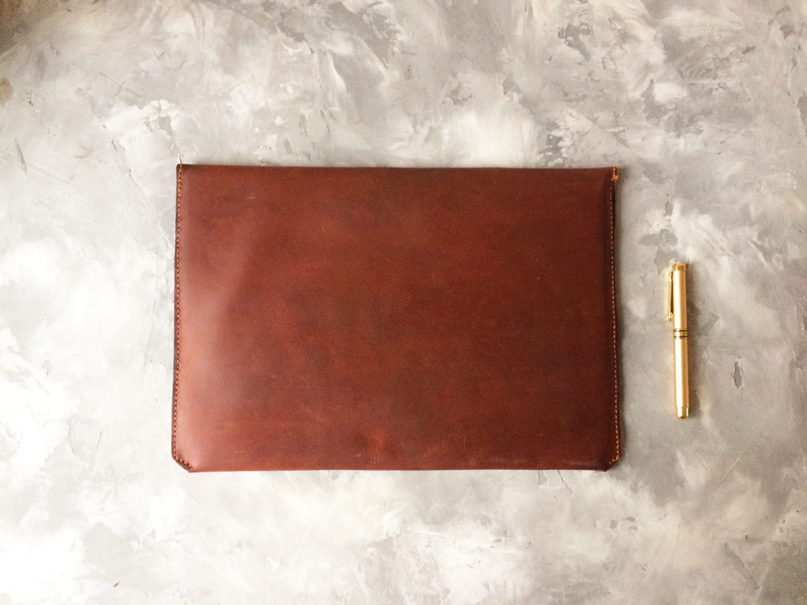 Handmade Leather Folder Leather Document Holder Folder Case | Etsy