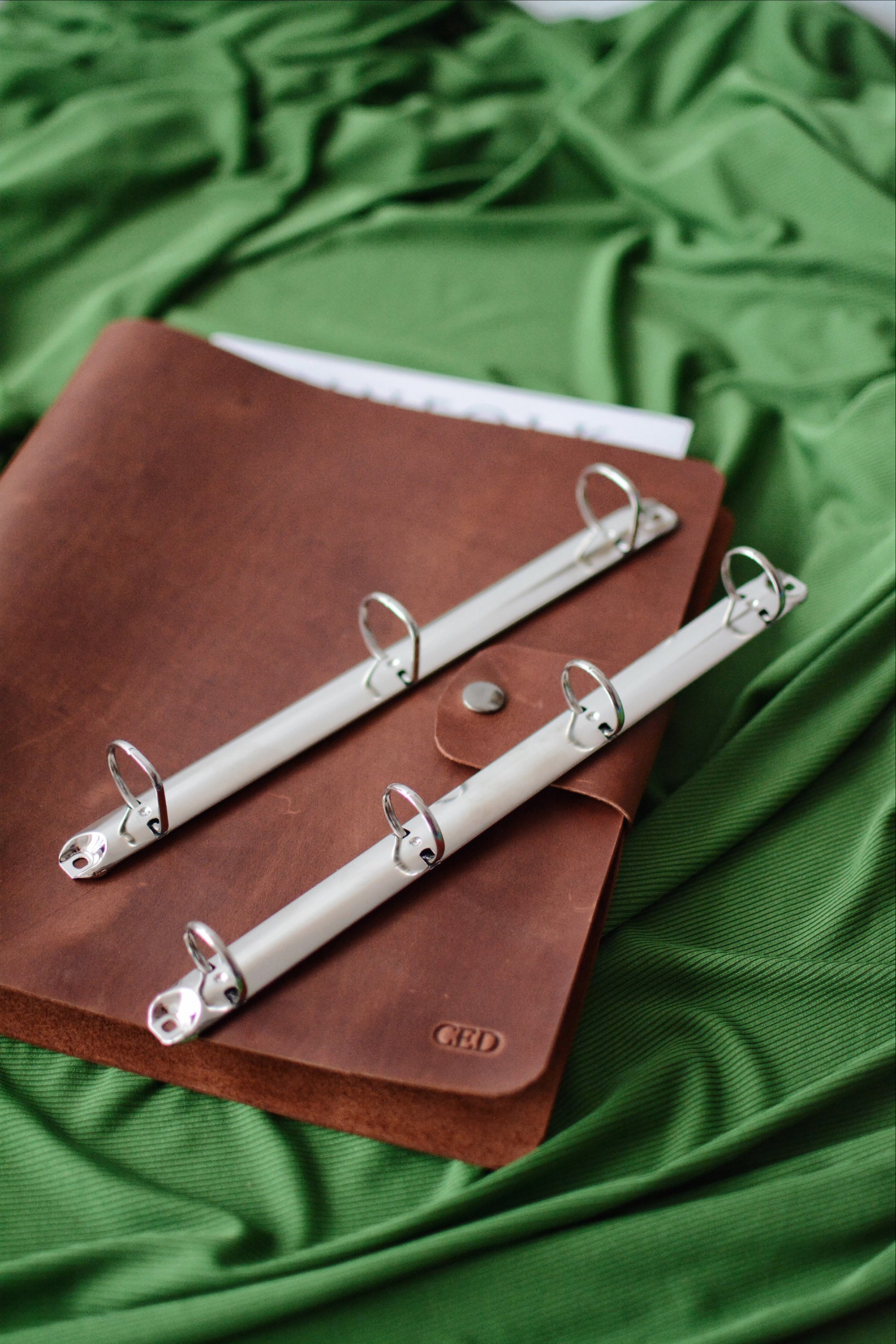 Leather Binder 4-ringleather Binder Leather Binder Cover - Etsy