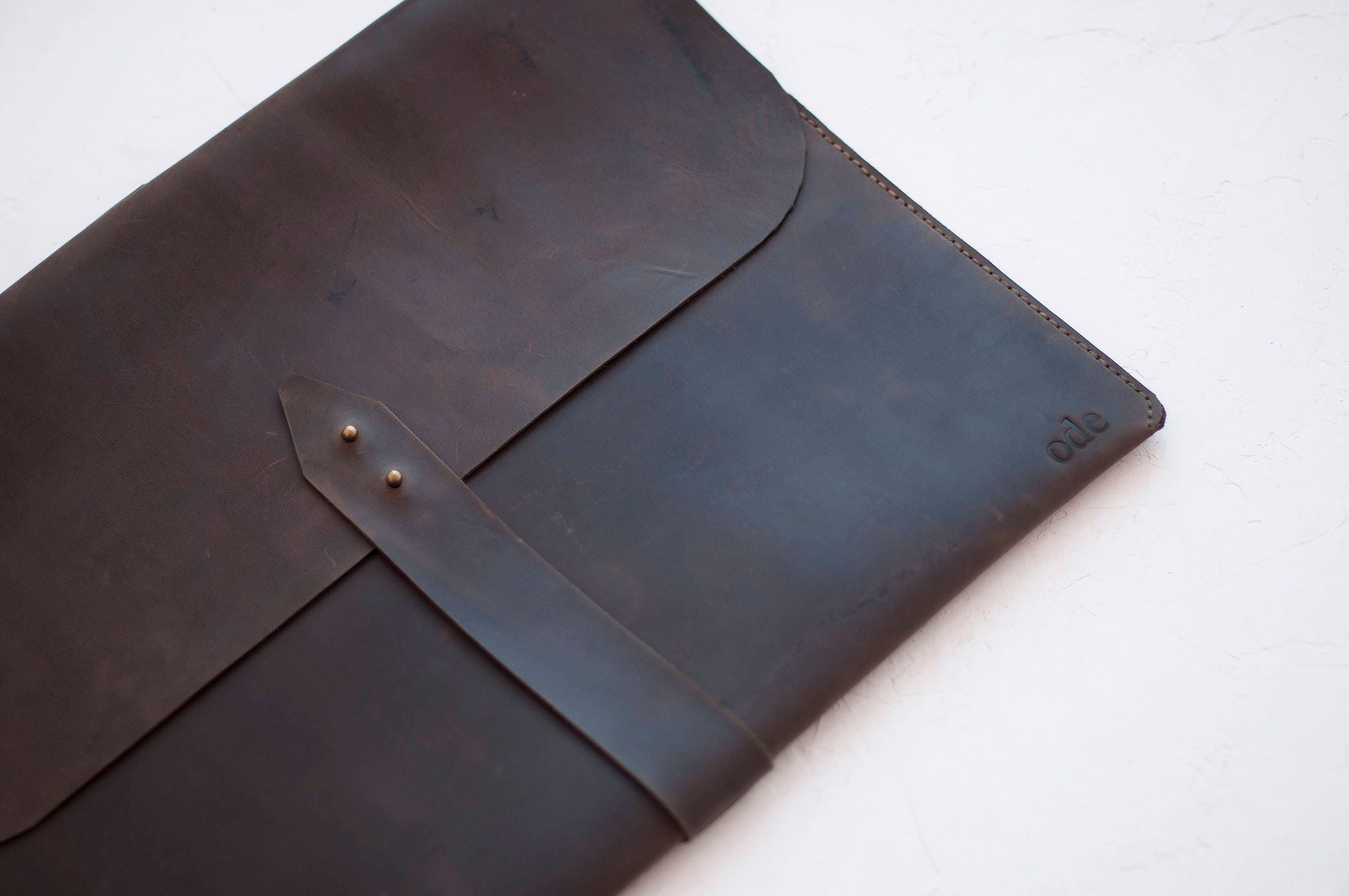 Handmade Leather Folder A3 Leather Document Holder Folder - Etsy