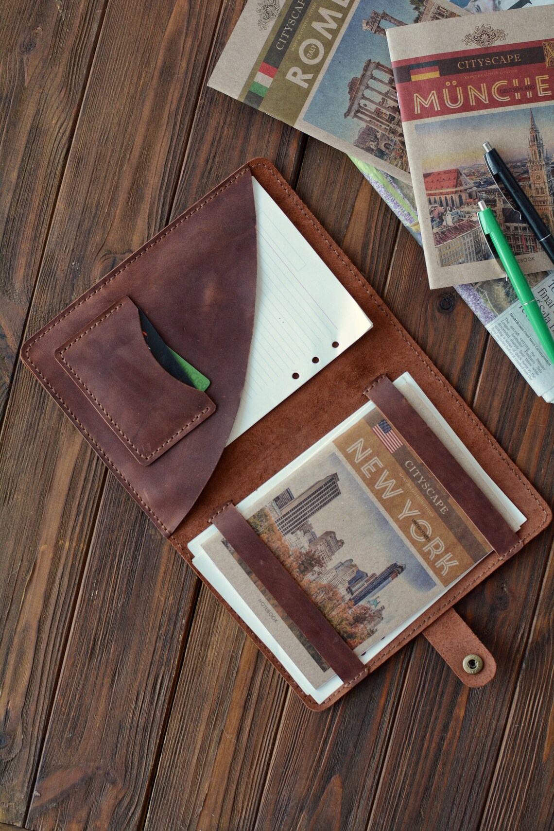 Personalized Leather Cover A5 Notebook Covers Leather - Etsy