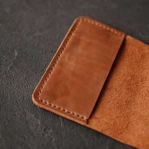 Small Leather Cover for A7 or A6 Size Notebook With Pen Holder ...
