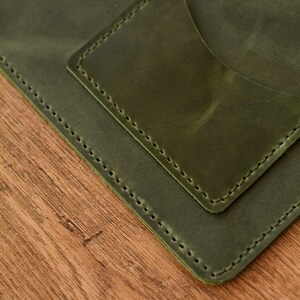 Left Handed Portfolio Personalized Leather Left Handed Notepad Folder ...