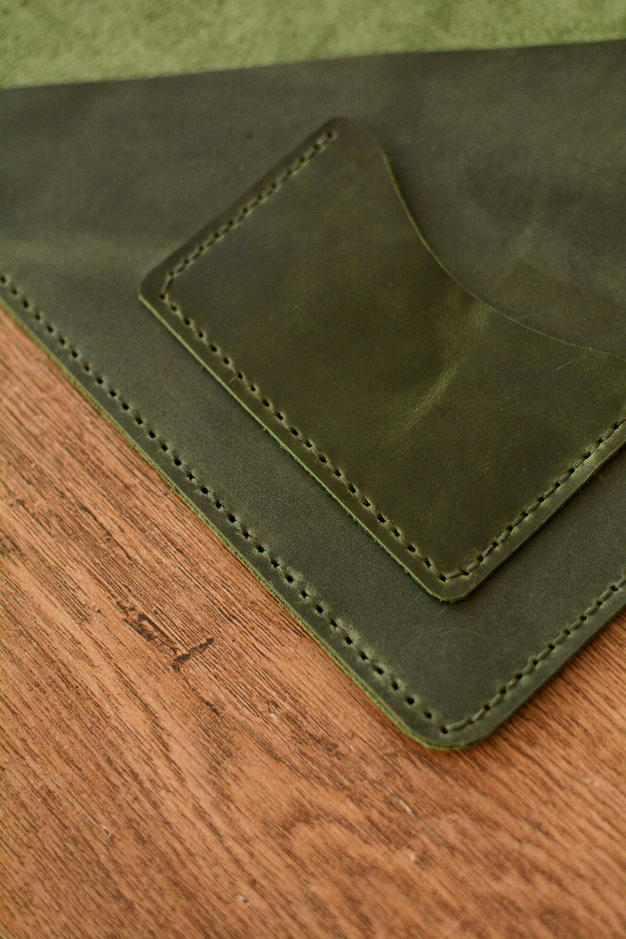 Left Handed Portfolio Personalized Leather Left Handed Notepad Folder ...