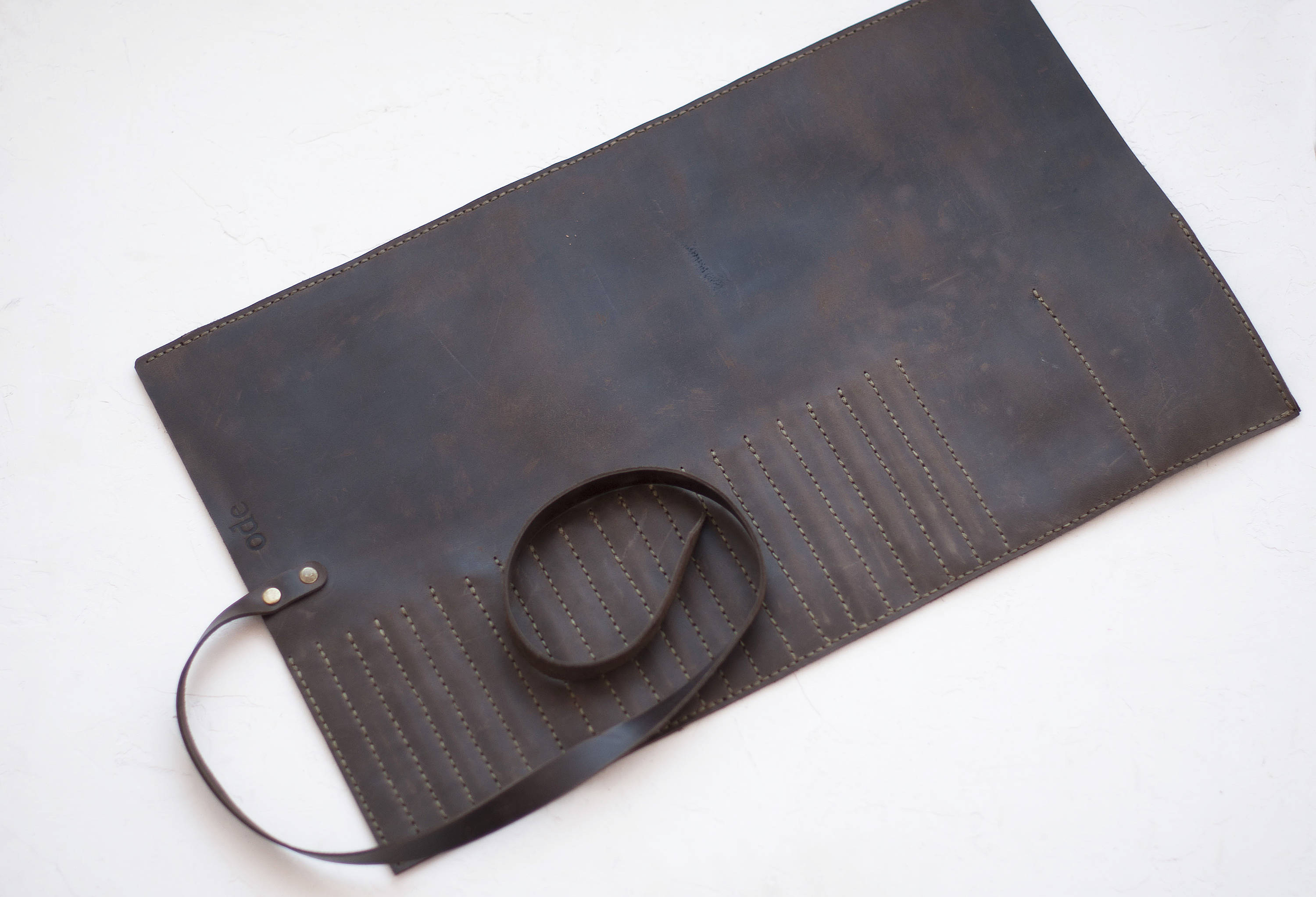 Leather Roll Artist Roll Leather Pencil Roll Leather Pencil - Etsy