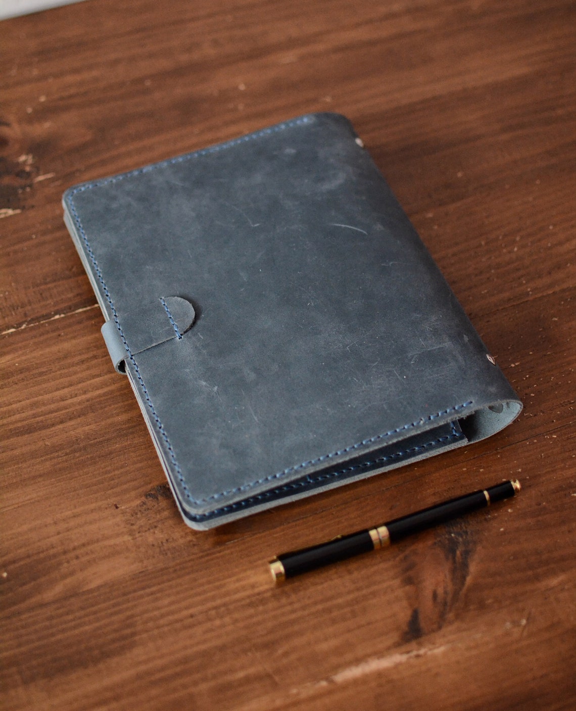 Leather Binder 6-ring Notebook Cover Leather Notebook A5 - Etsy