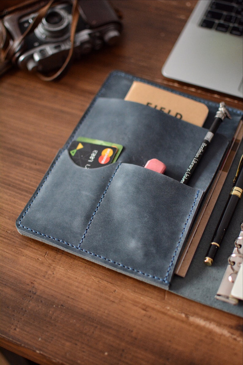 Leather Binder 6-ring Notebook Cover Leather Notebook A5 - Etsy