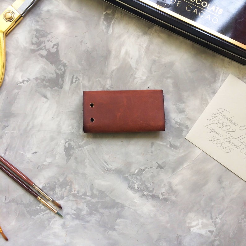 Leather key holder Leather key case Leather key pouch Key case | Etsy