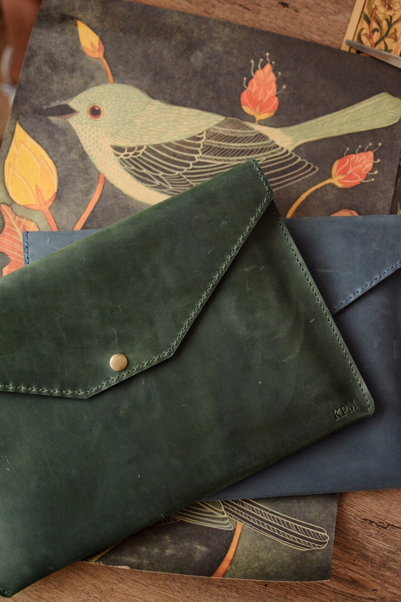 Handmade Leather Folder Leather Document Holder Folder Case | Etsy