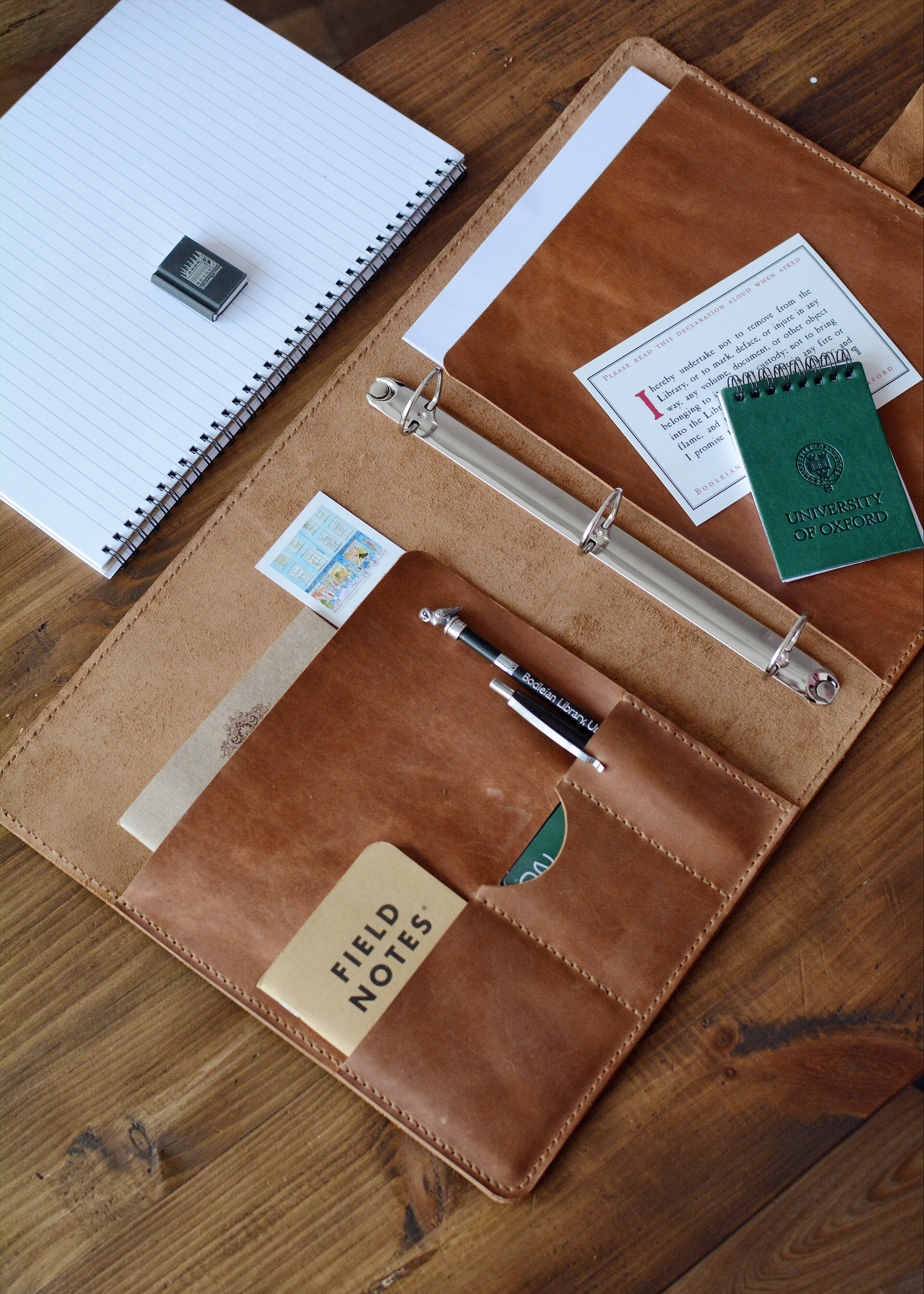 Leather Binder 3-ringleather Three Binder Leather Binder - Etsy