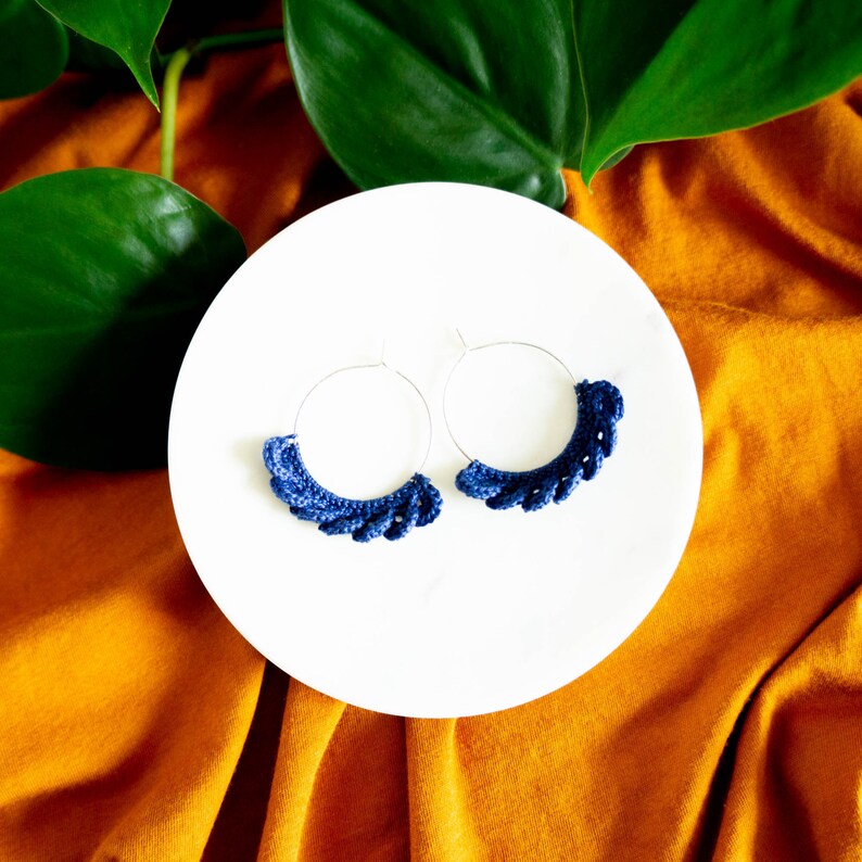 Marin Crochet Earring Pattern Crochet Pattern Crocheting - Etsy