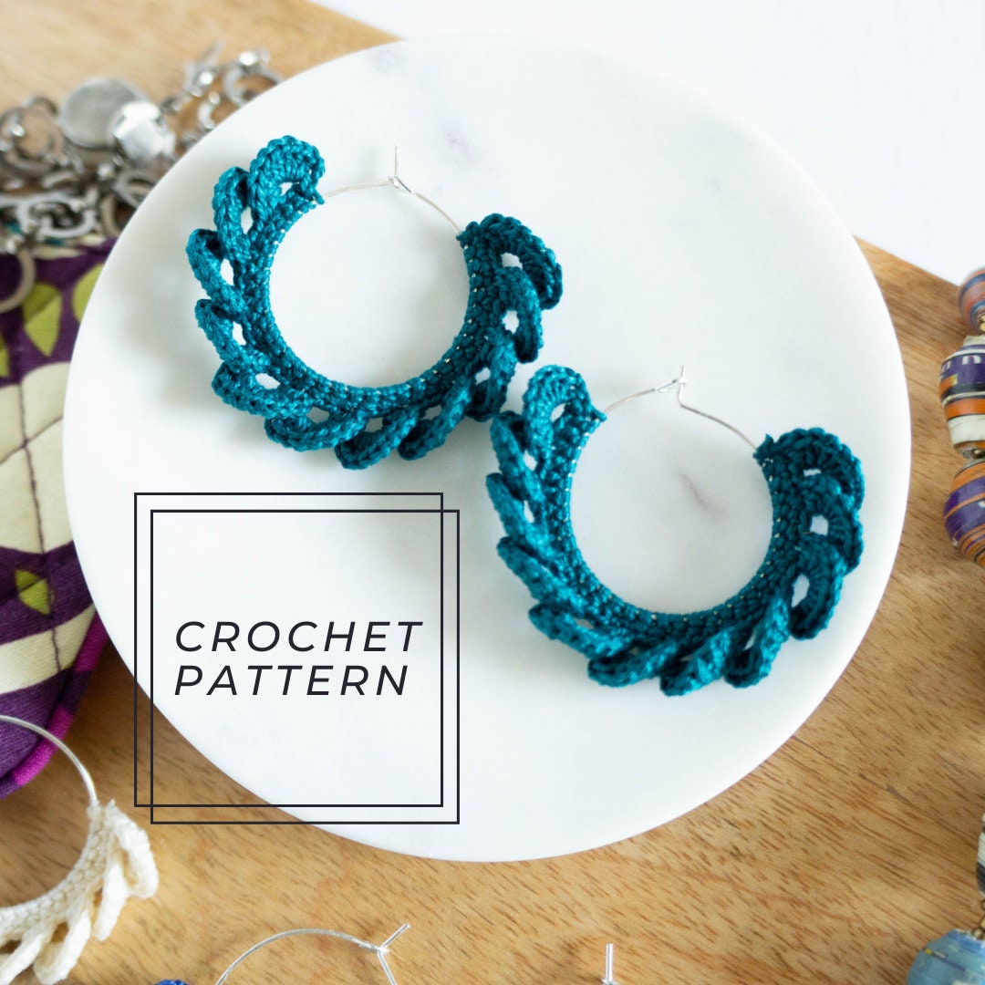 Marin Crochet Earring Pattern || Crochet Pattern || Crocheting Pattern ...
