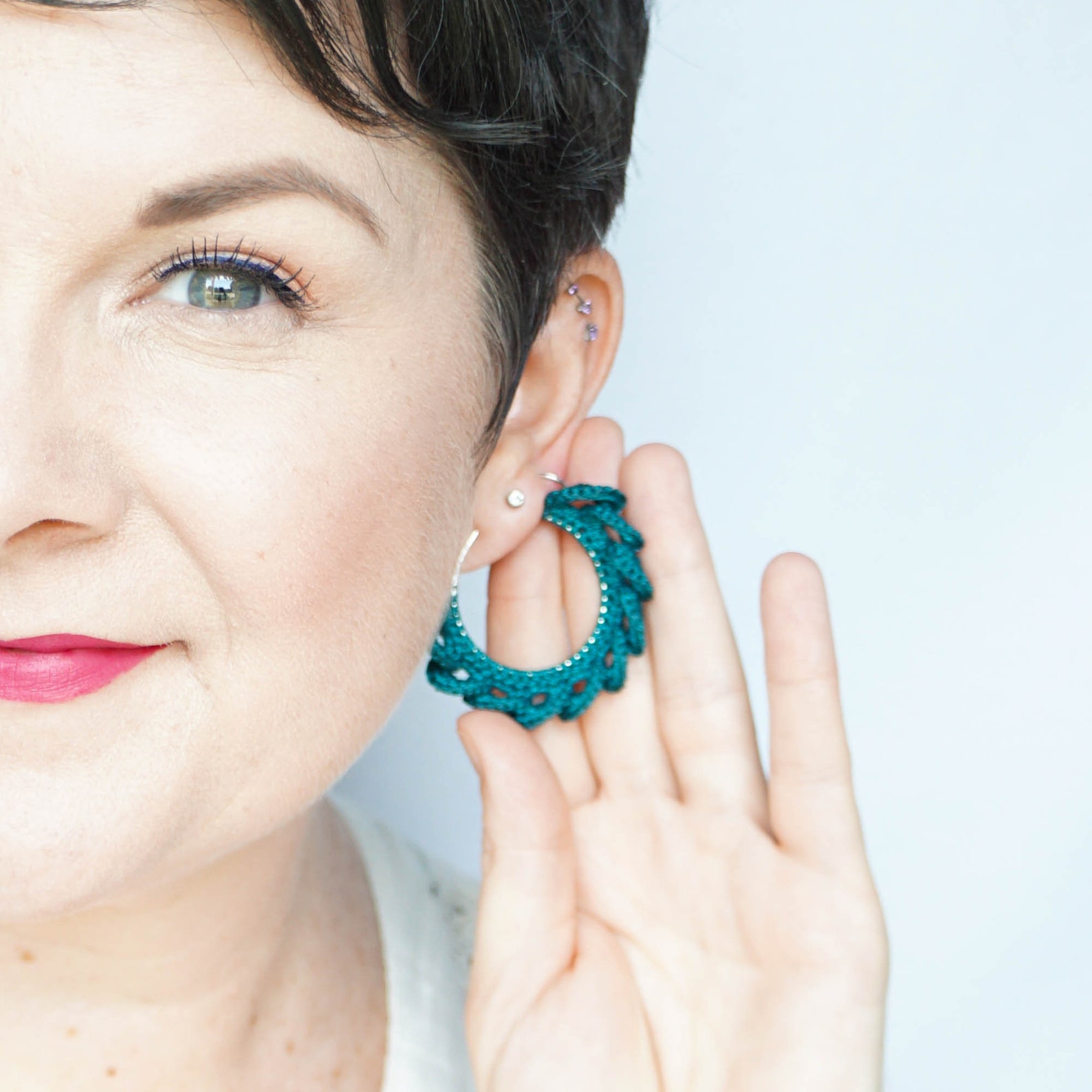 Marin Crochet Earring Pattern Crochet Pattern Crocheting - Etsy