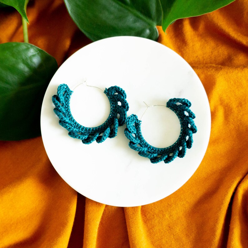 Marin Crochet Earring Pattern Crochet Pattern Crocheting - Etsy