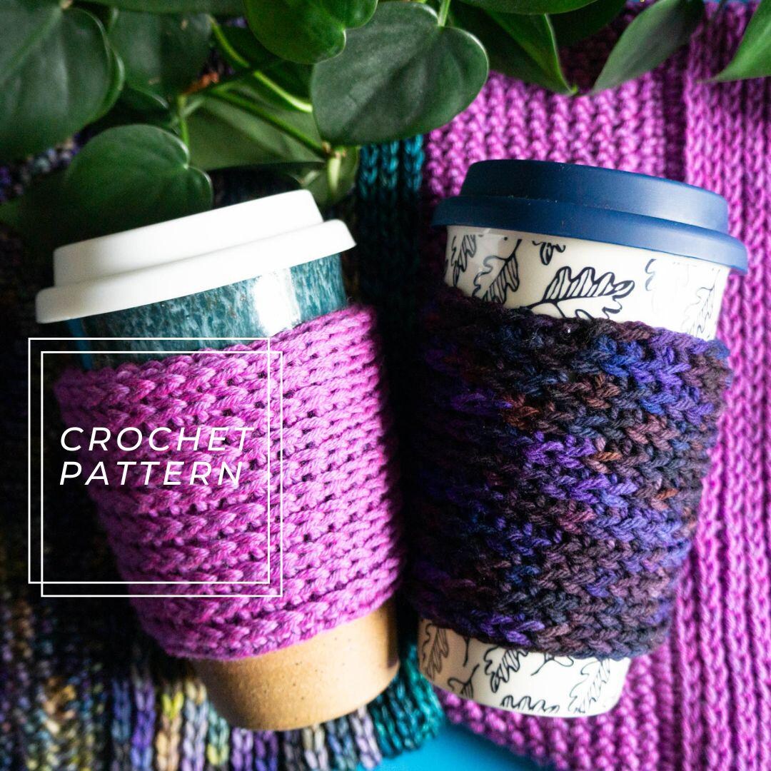 Astoria Cozy Crochet Pattern || Crochet Coffee Cozy Pattern || Learn ...