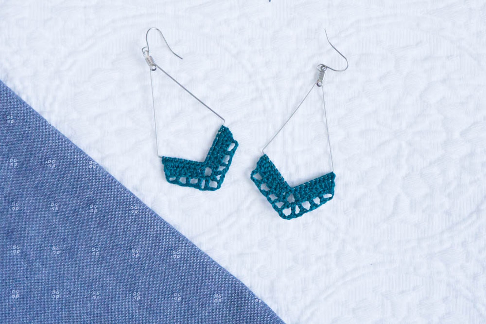 Fletcher Crochet Earring Pattern Crochet Pattern - Etsy