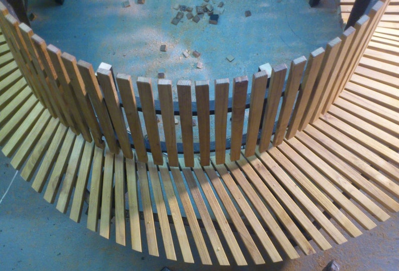 Tree Bench, Unique Design, Acacia, Black Locust - Etsy