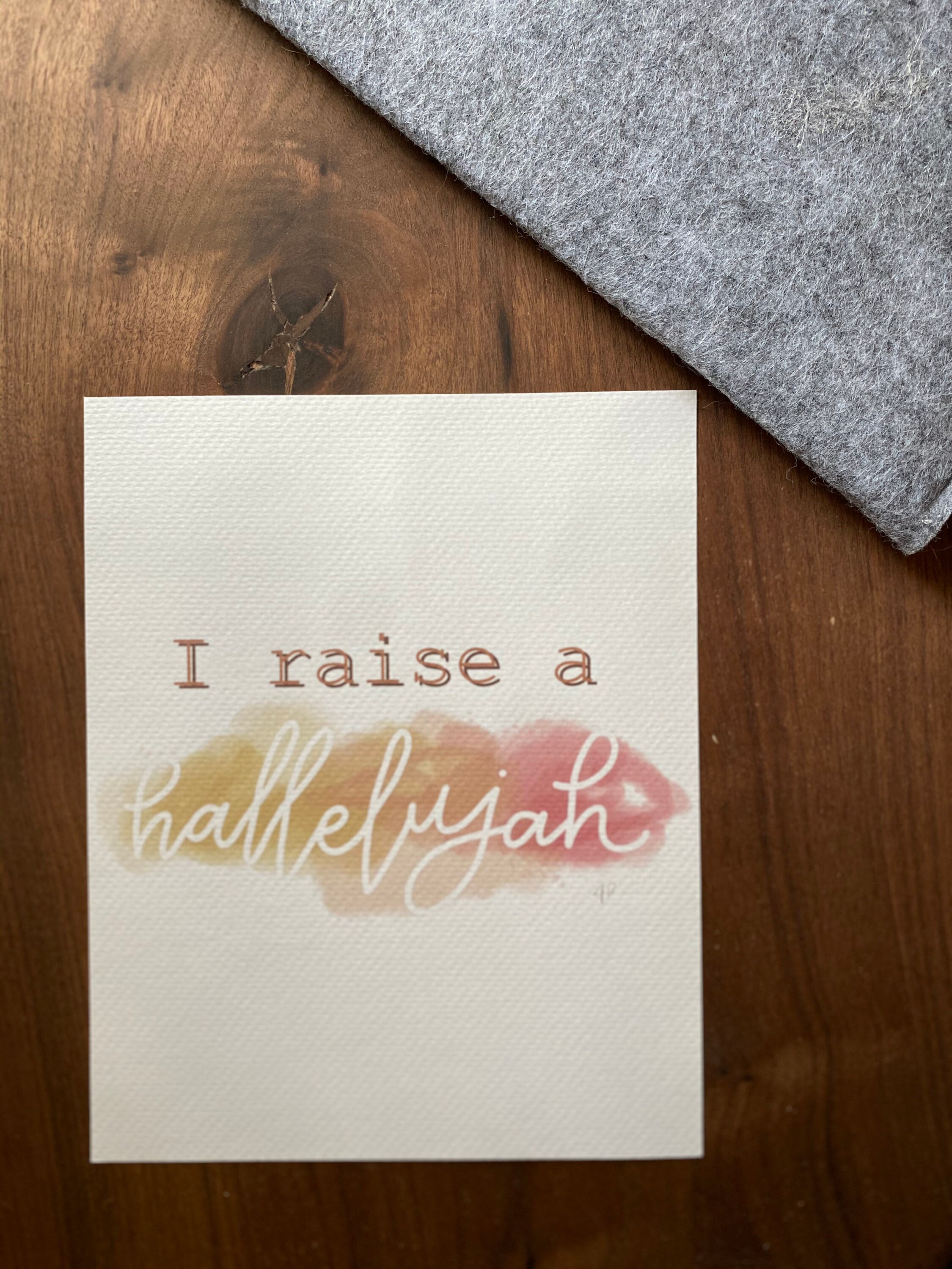 Raise a Hallelujah art print bethel music christian gift | Etsy