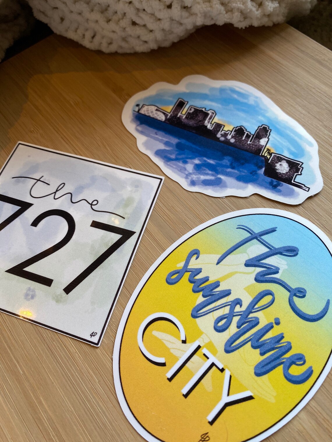 The 727 Area Code Sticker St Petersburg Florida Hometown | Etsy