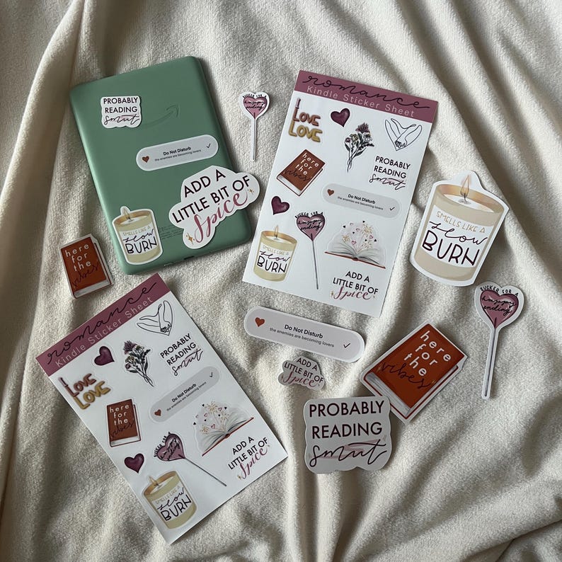 Sucker for a Happy Ending Sticker, Bookish Sticker, Happily Ever After ...