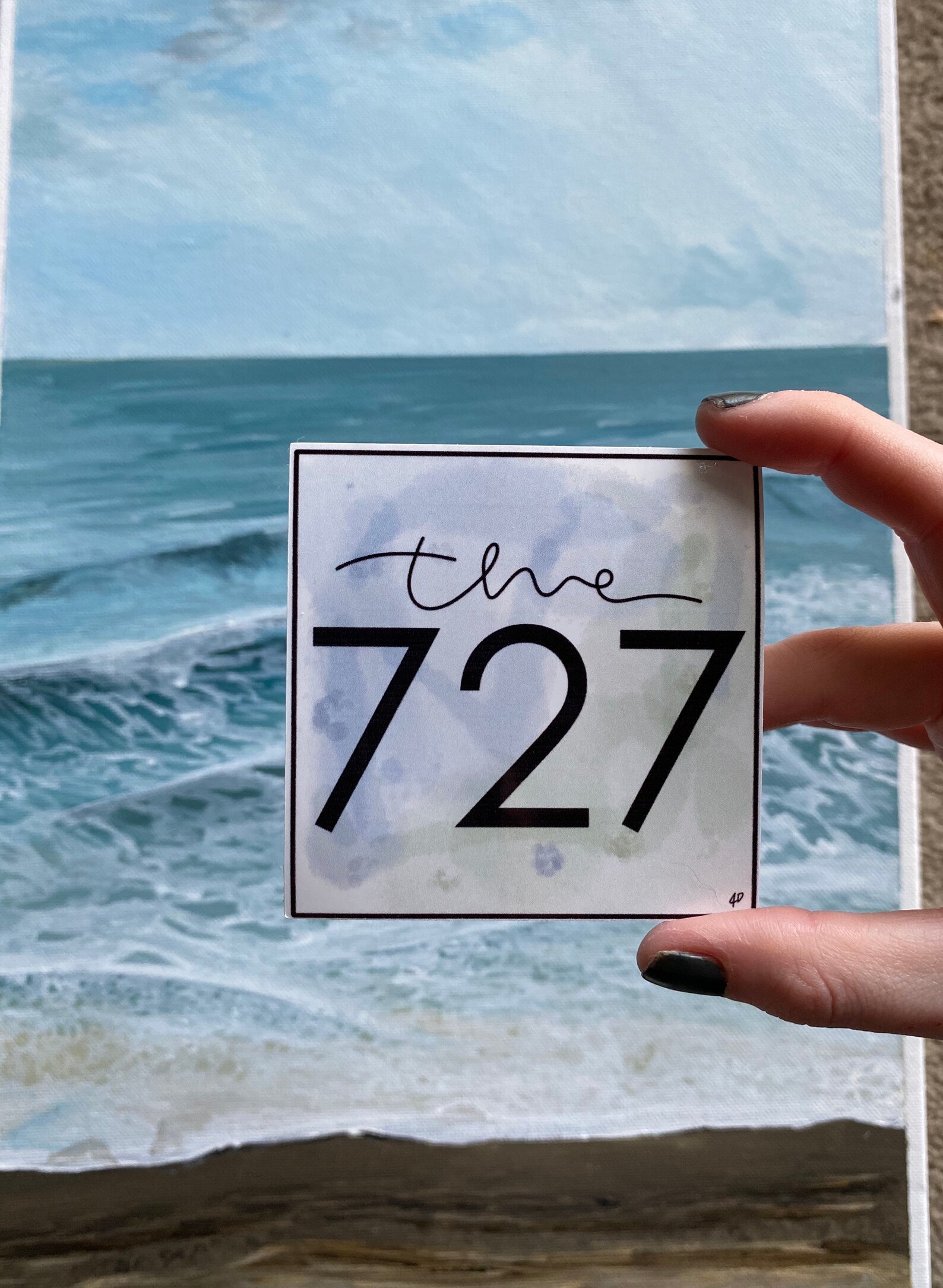 The 727 Area Code Sticker St Petersburg Florida Hometown - Etsy