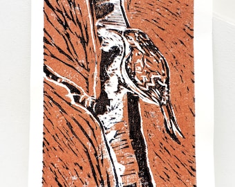 Reduction Woodcut - Etsy