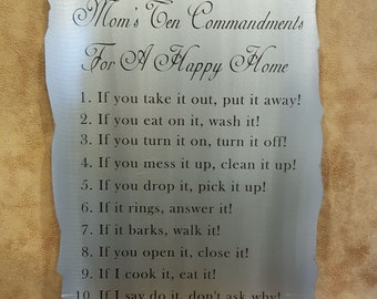 Art & Collectibles Digital Prints Prints Cowboy 10 Commandments Church ...