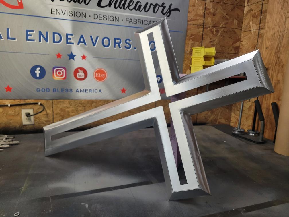 Metal Cross - 3D - Etsy