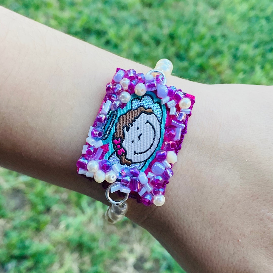 Guardian Angel Scapular Bracelet Handmade, Adjustable, Faith Gift ...