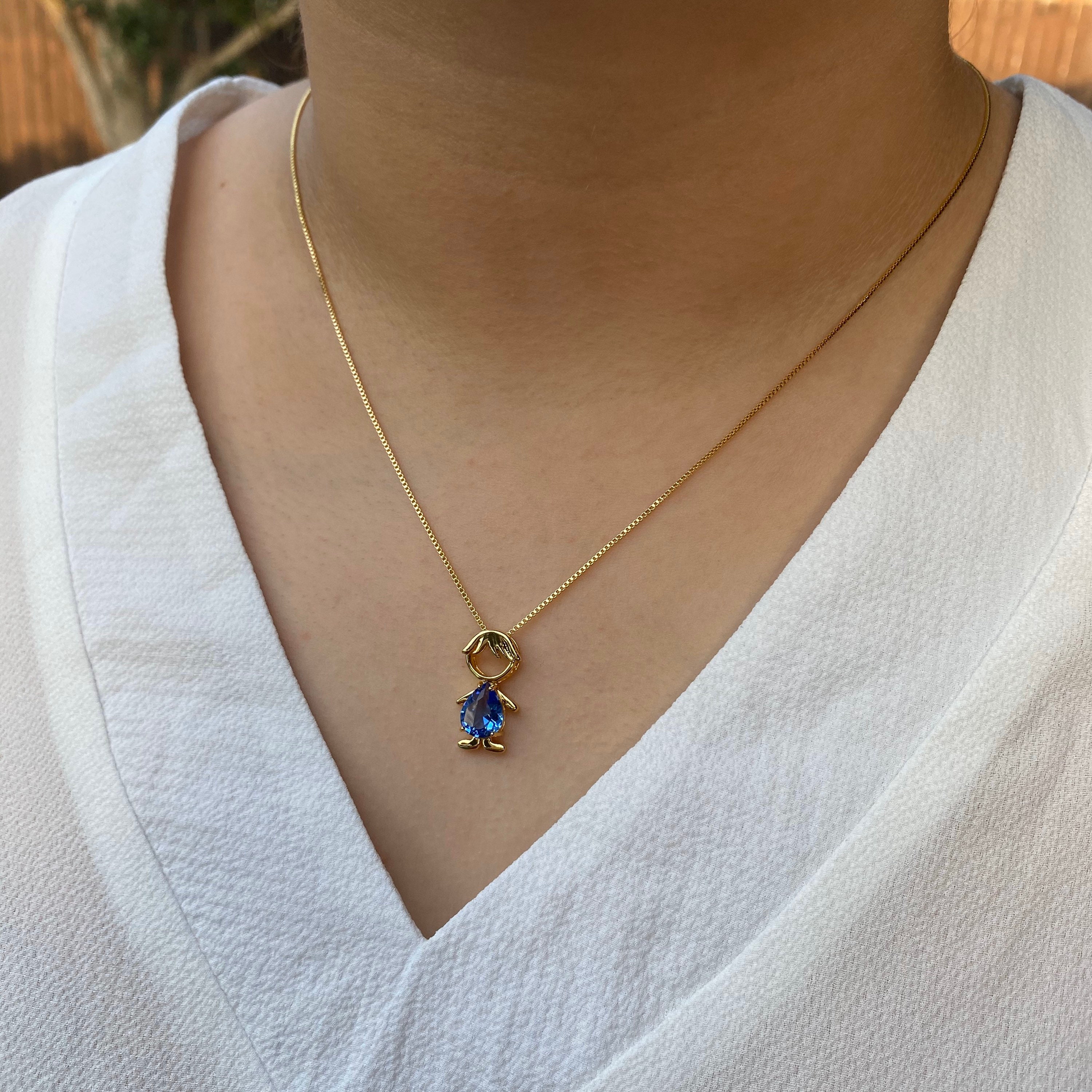 Boy Charm Gold Plated for Necklace in a Gold Plated 18k - Etsy