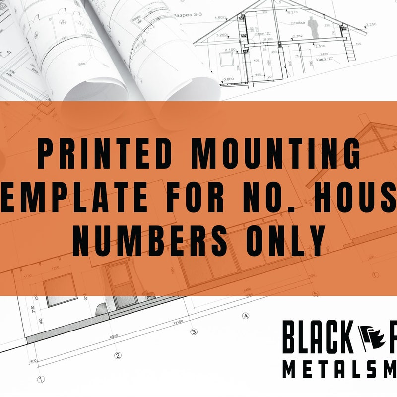 Black Flag House Numbers - Etsy
