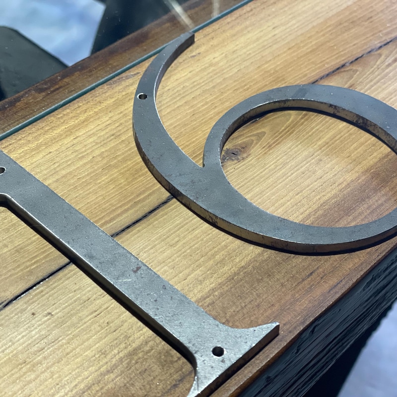 Rustic House Numbers - Etsy