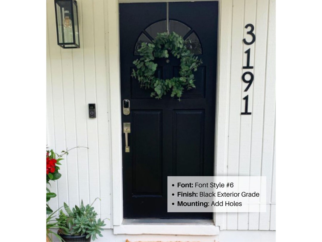 3/16 Thick Metal Letters 3, 4, 5 Tall Outdoor Metal Letters Custom ...