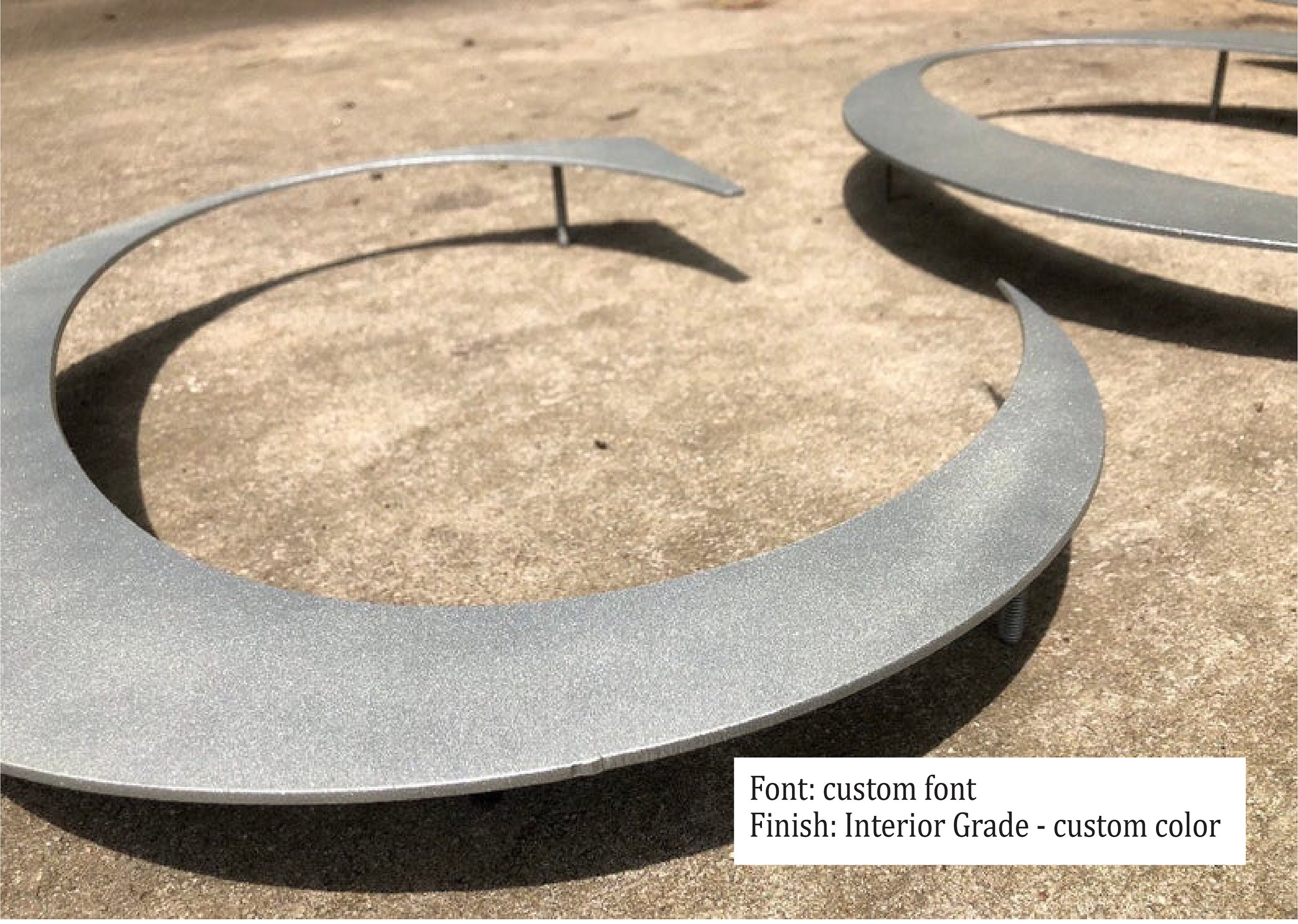 Thick Studded Metal Letters 3 4 5 Tall | Etsy