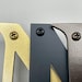 Metal House Numbers, Outdoor Address Plaque, Street Number Sign, Home ...