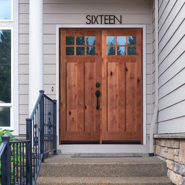 Spelled Out House Number - Etsy