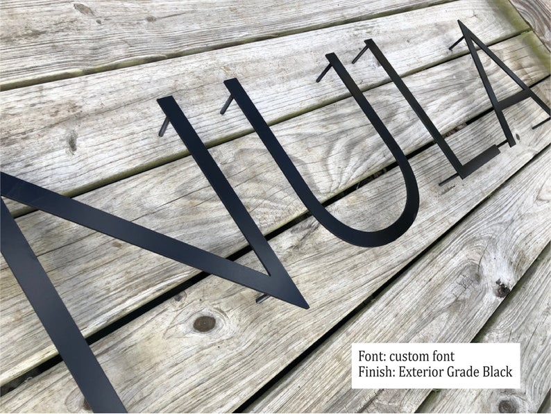 Thick Studded Metal Letters 3 4 5 Tall - Etsy