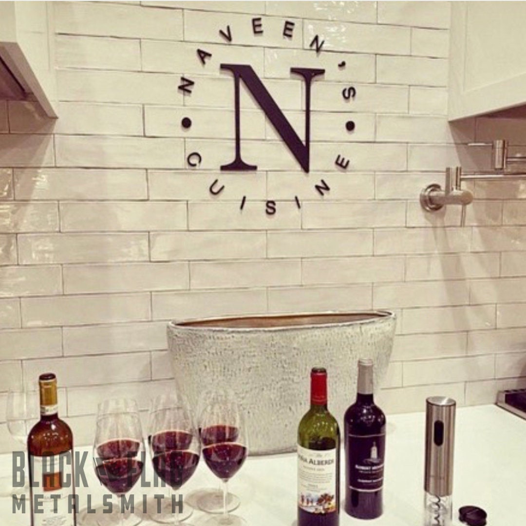 Commercial Signage by Black Flag Metal 3 to 5 Tall Metal Letters Custom ...