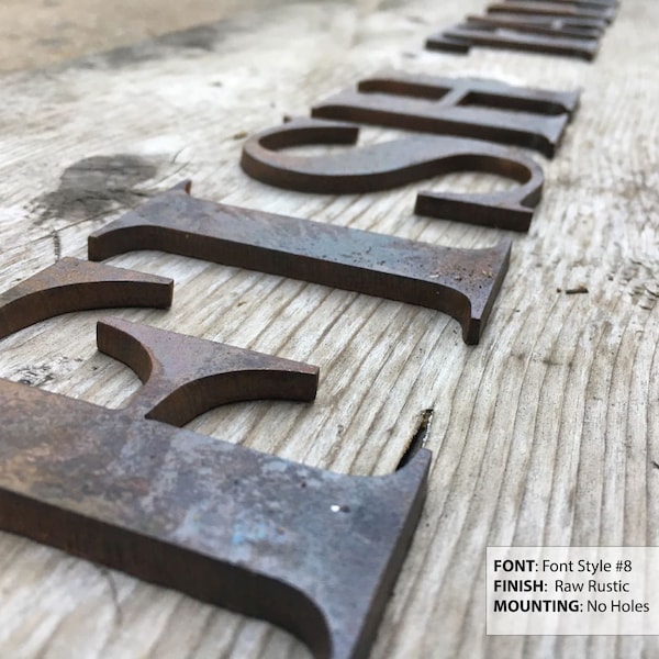 Metal Letters - Etsy