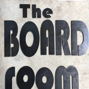 READY to WELD 3/16 Thick Raw Steel Letters 9, 10, or 11 Tall Metal ...