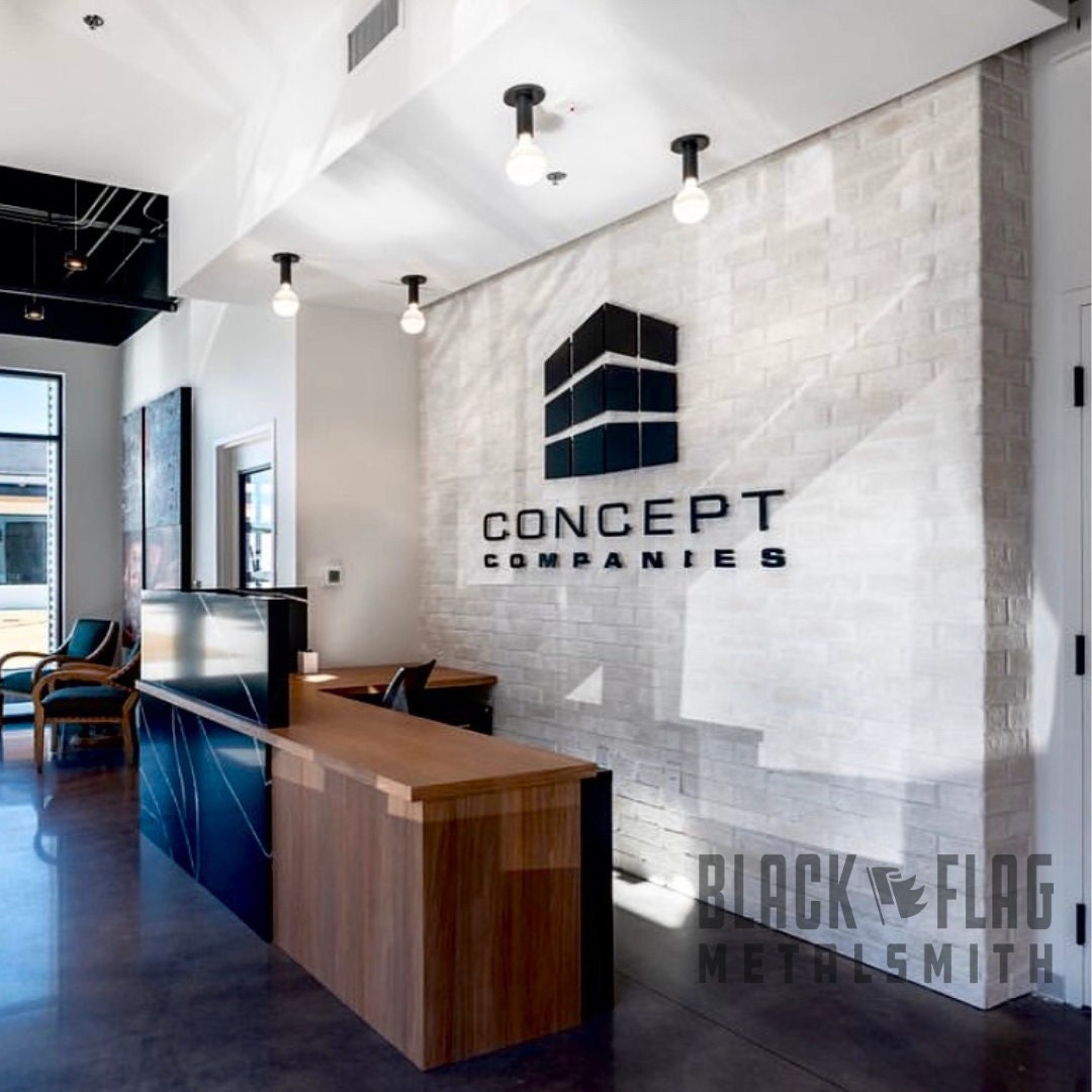 Studded Metal Letters Floating Metal Letters Thick Steel 3, 4, or 5 ...