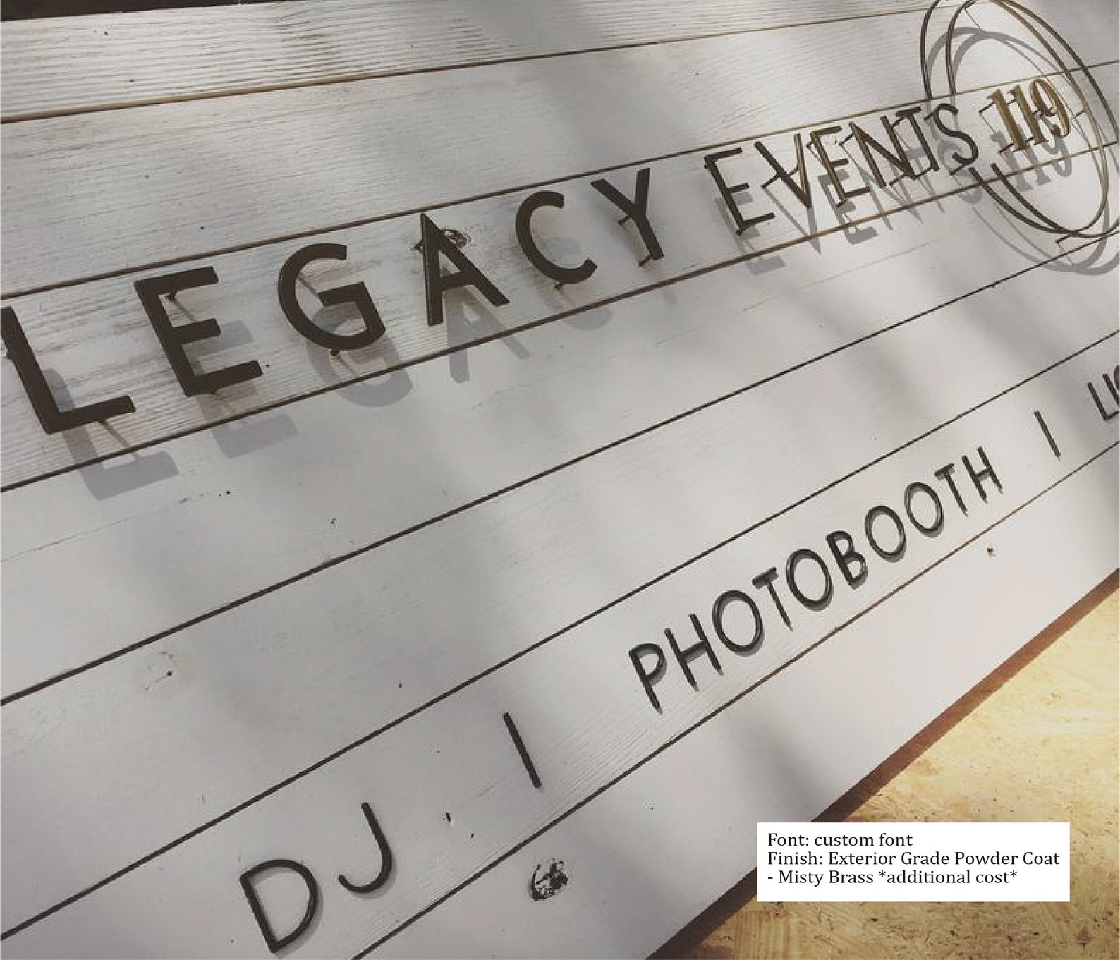 Thick Studded Metal Letters 3 4 5 Tall | Etsy