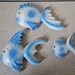 Vintage Chalkware School of Fish, Plaster Wall Fish, Favor 1960s ...