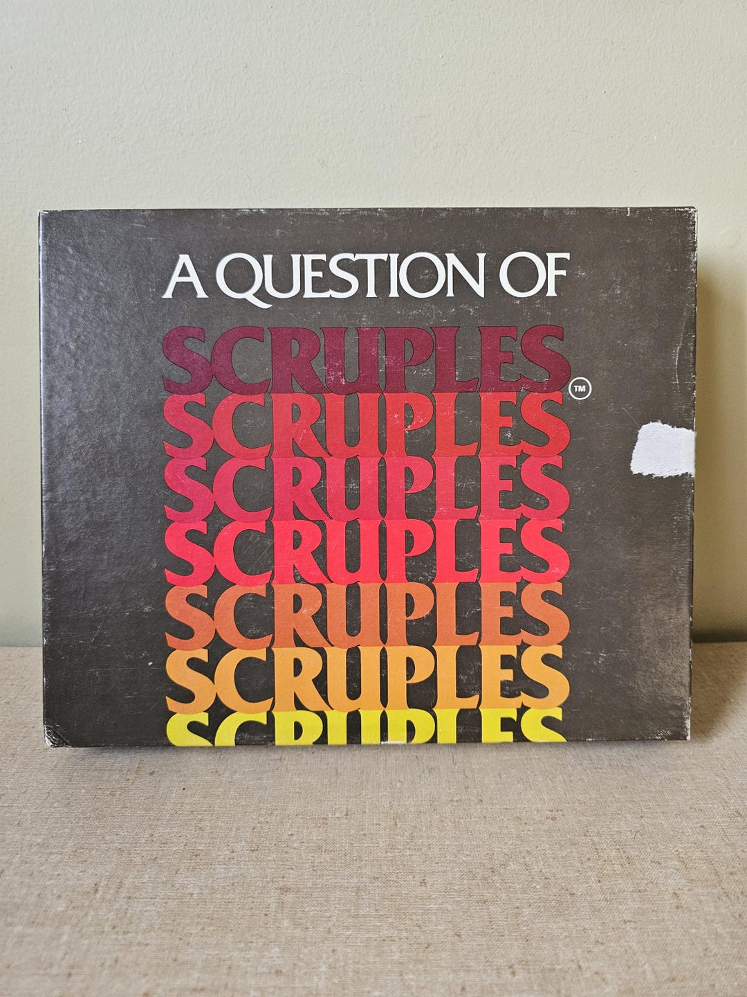 Vintage A Question of Scruples Game, Moral Dilemmas Card Game for All ...