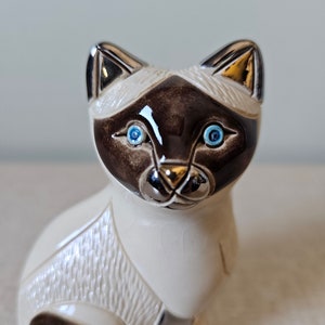 Derosa Artesana Rinconada Siamese Cat, Sitting Cat, Collectable ...