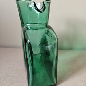 Vintage Blenko Water Pitcher Art Glass, 60s Glass, Collectors Glass ...