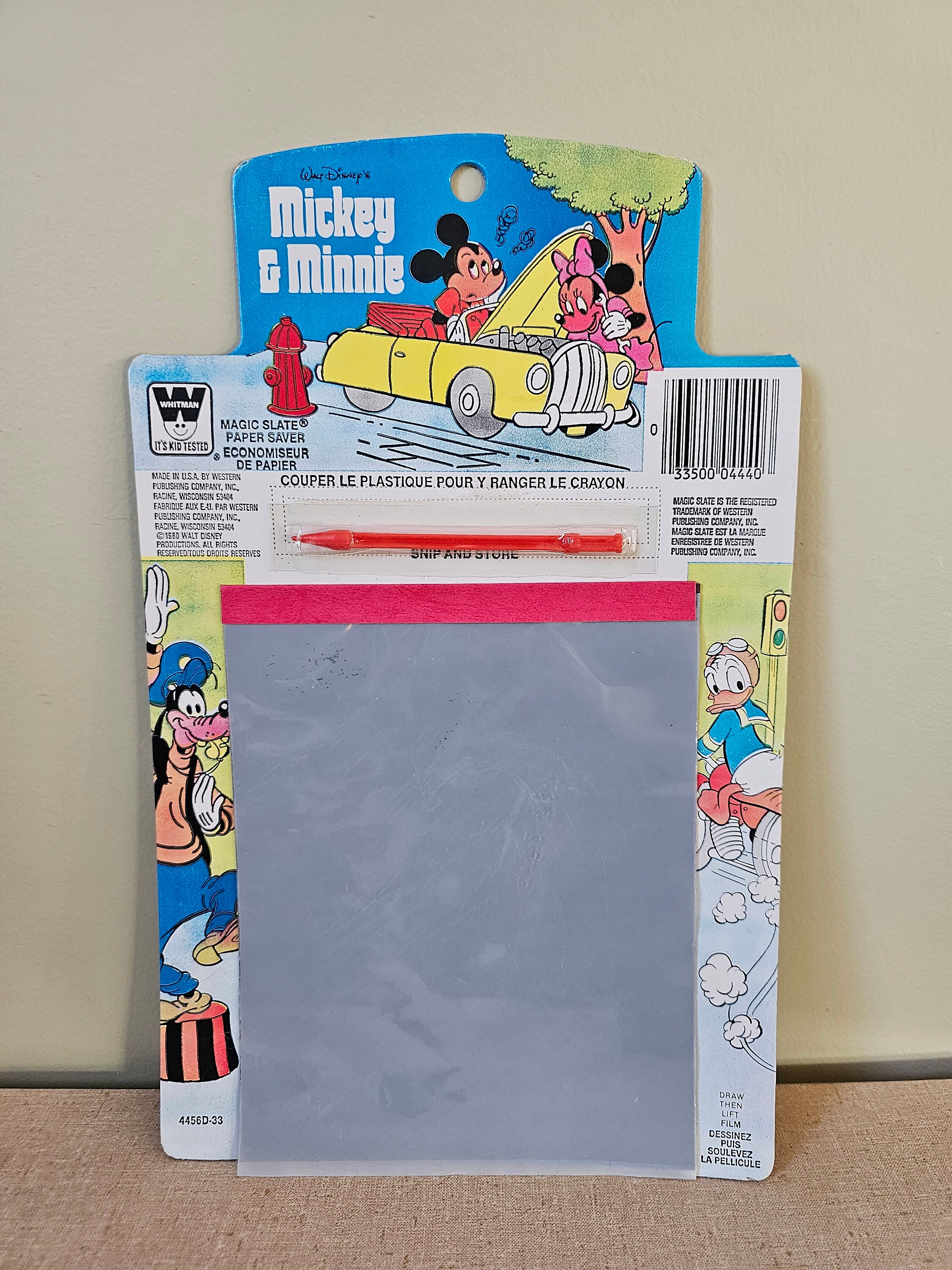 1980 Walt Disney's Mickey & Minnie Mouse Magic Slate - Etsy
